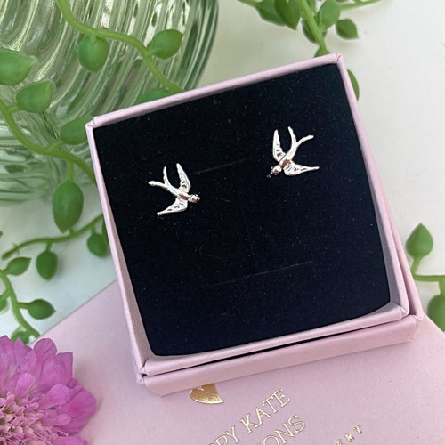 Tiny Treble Clef Sterling Silver Stud Earrings | Etsy