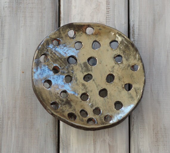 Metallic Soap Dish-ceramic Soap Dish-pottery Soap - Etsy