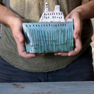 Ceramic Ship-miniature Boat-model Ship-nautical Decor-ocean Decor ...