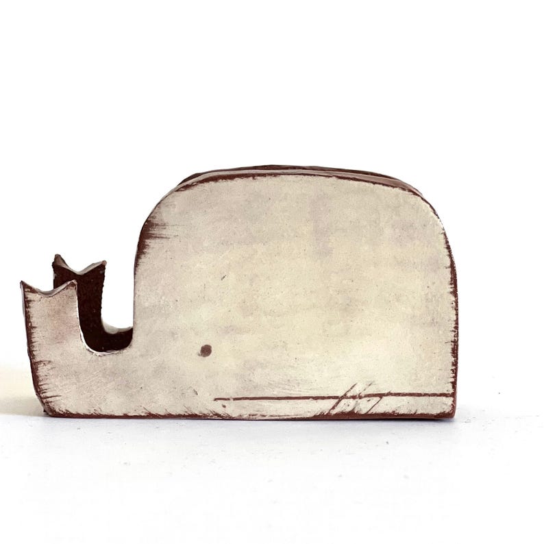 White Whale-kitchen Decor- Sponge Holder-napkin Holder-ceramics and ...