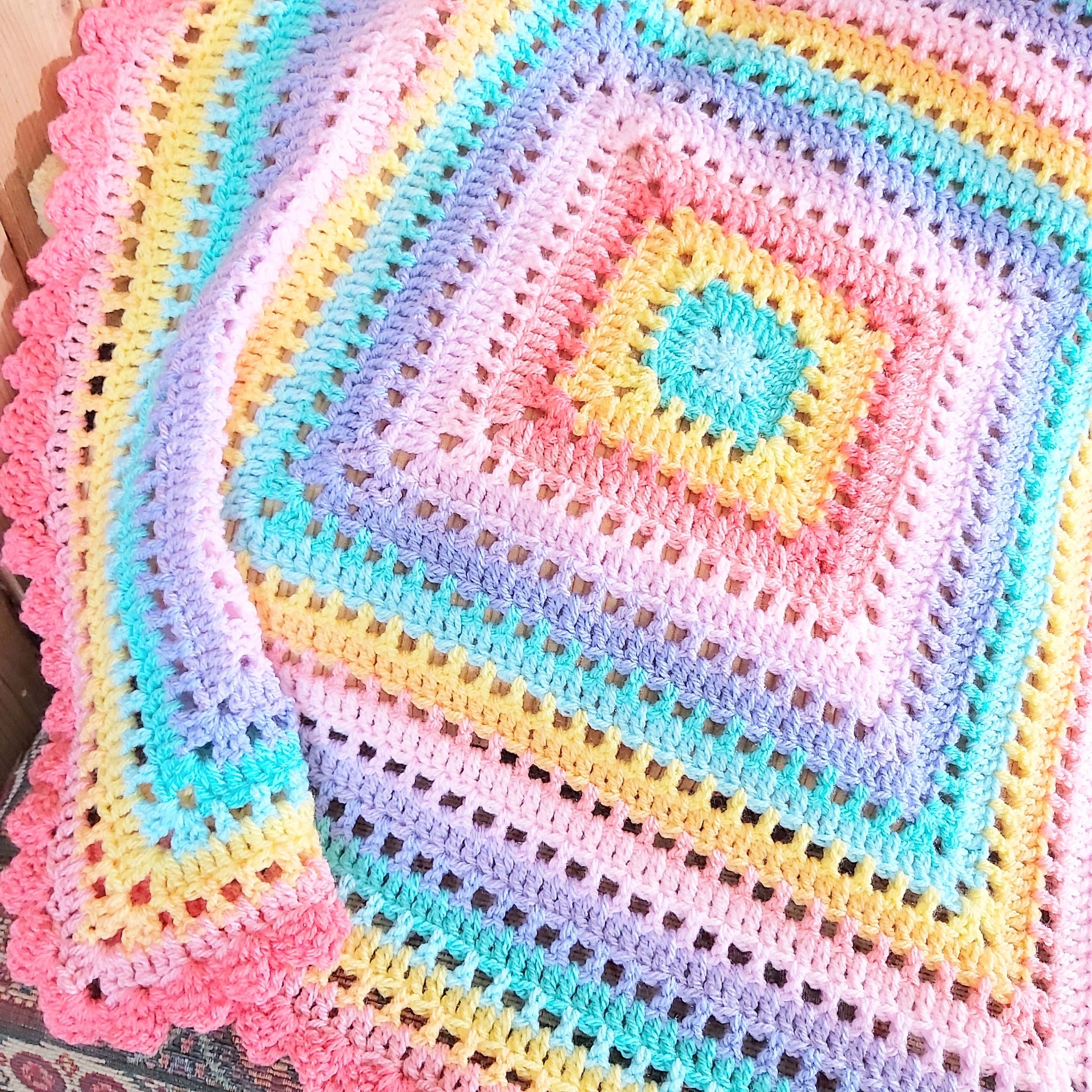 Crochet Blanket Pattern, Squishy Delight Crochet Blanket, Crochet ...