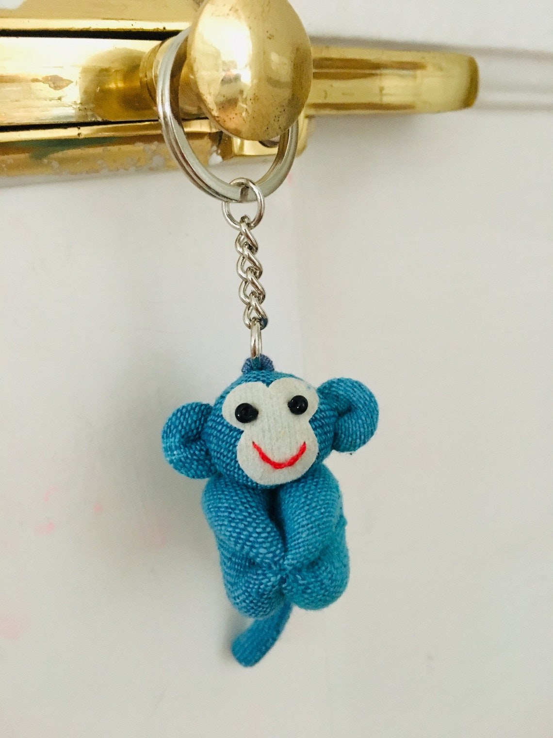 Cute Handmade Monkey Key Ring Decorations Accessories Gift Present Idea ...