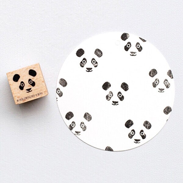 Panda Stamp - Etsy