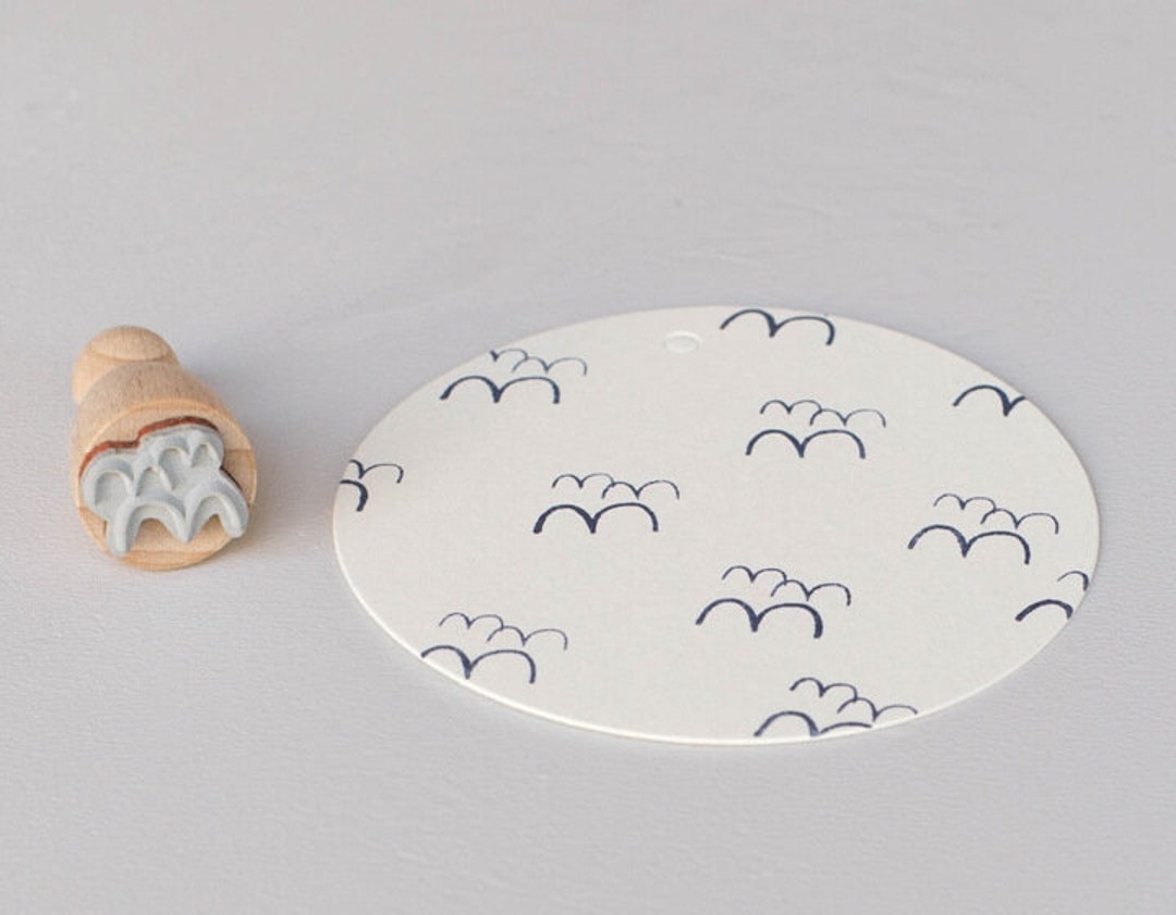 Stamp | Vogelschwarm | Swarm of Birds - Etsy