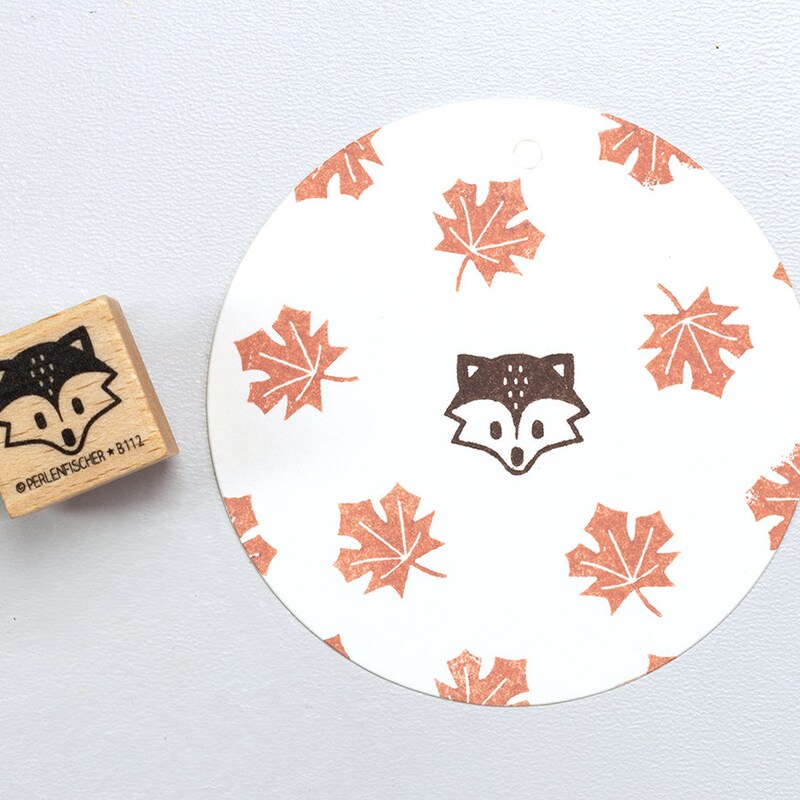 Fox Rubber Stamp - Etsy