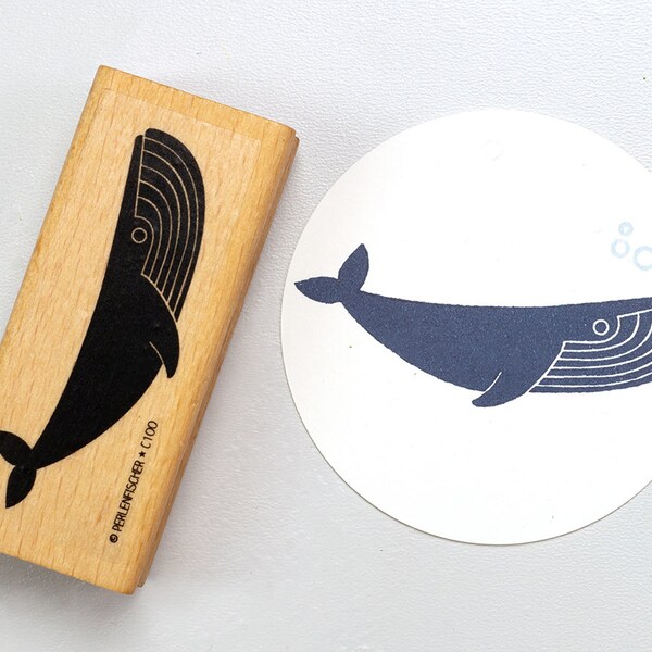 Whale Rubber Stamp - Etsy