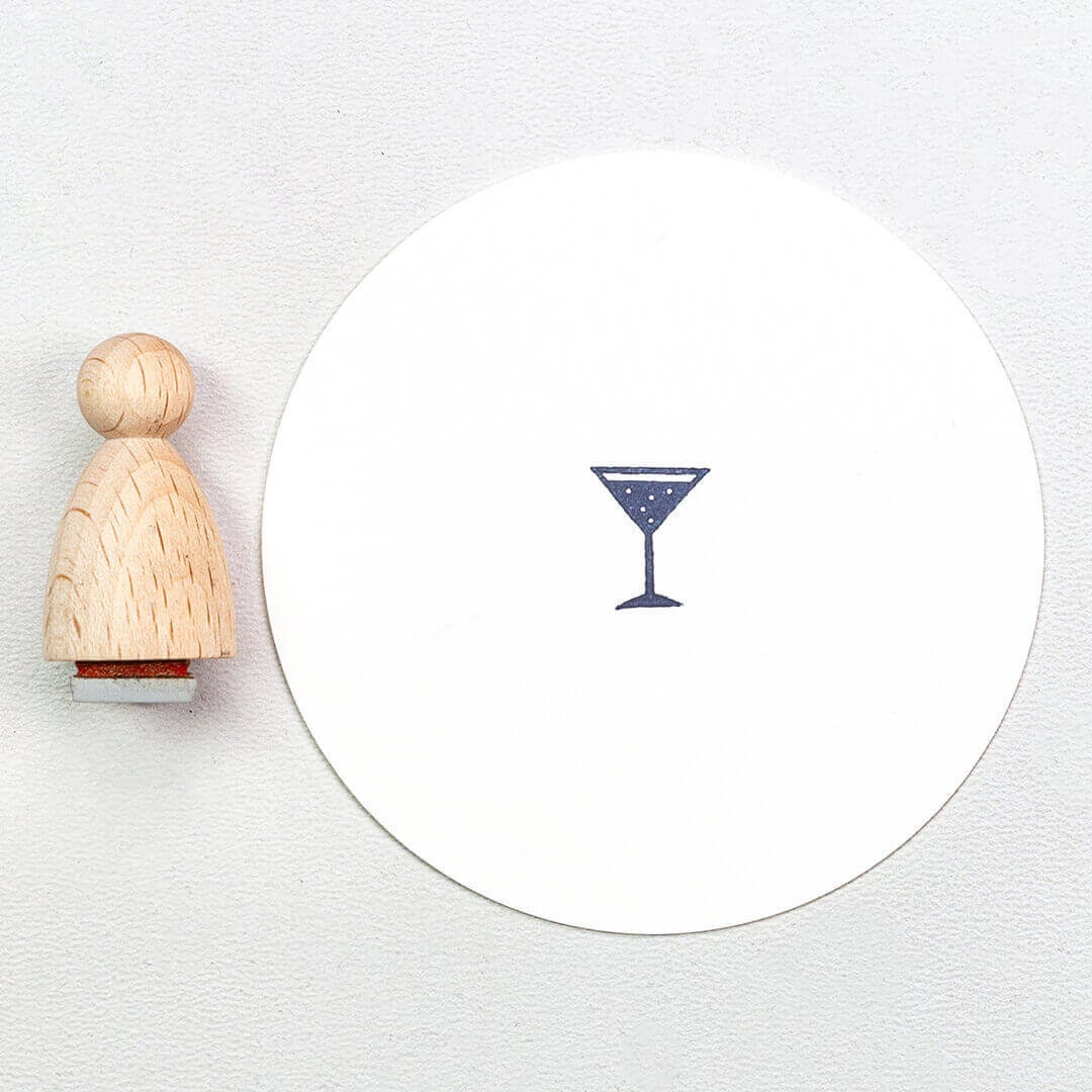 Stamp | Cocktail Glass Small - Etsy