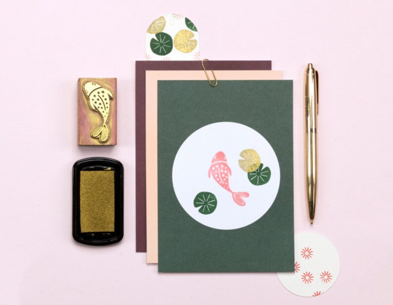 Stamp Koi - Etsy