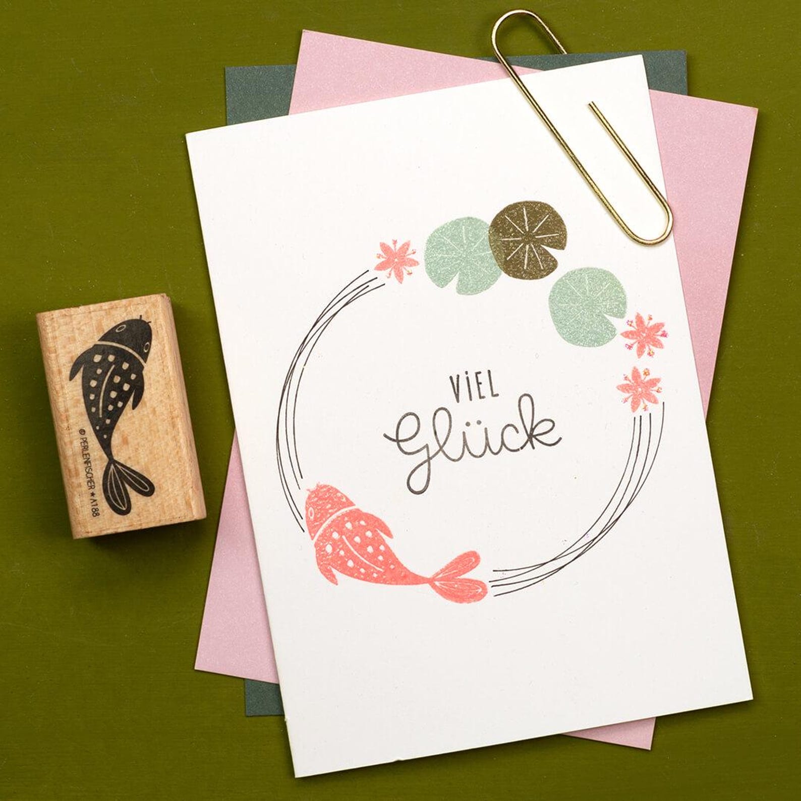 Stamp | Koi - Etsy