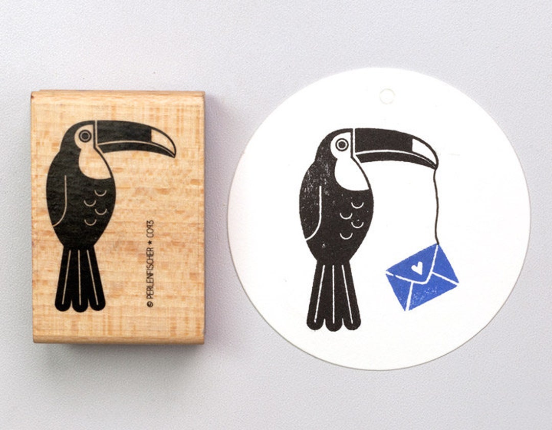 Stamp Tukan Toucan - Etsy