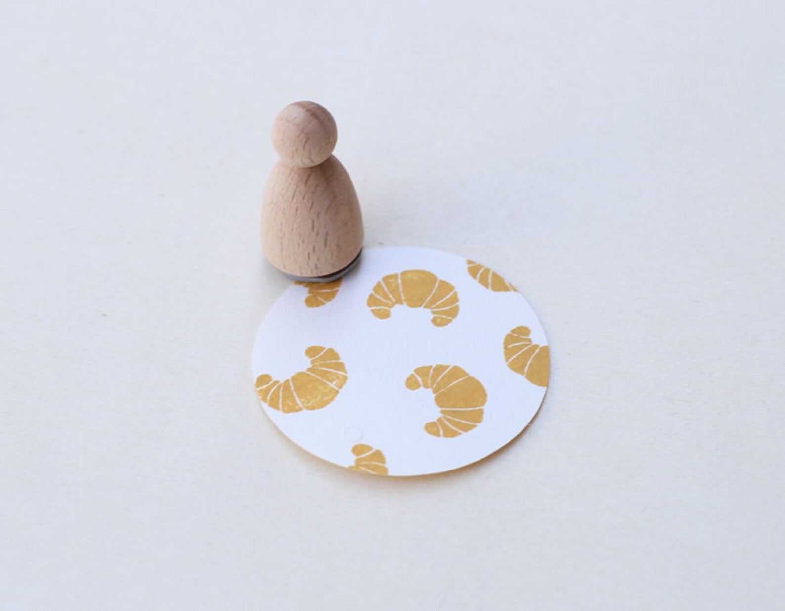 Stamp Croissant - Etsy