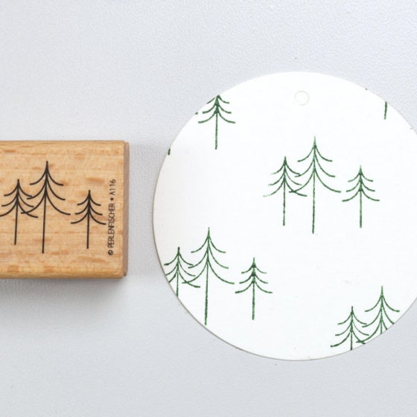 Forest Stamp - Etsy