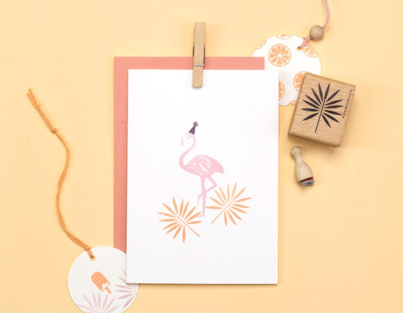 Stamp Flamingo - Etsy