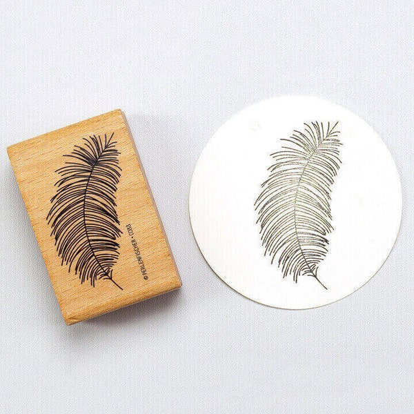 Feather Stamp - Etsy