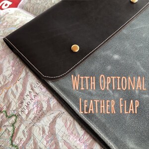 Waxed Canvas Map Bag. A Weather Resistant Case for Camper Van ...