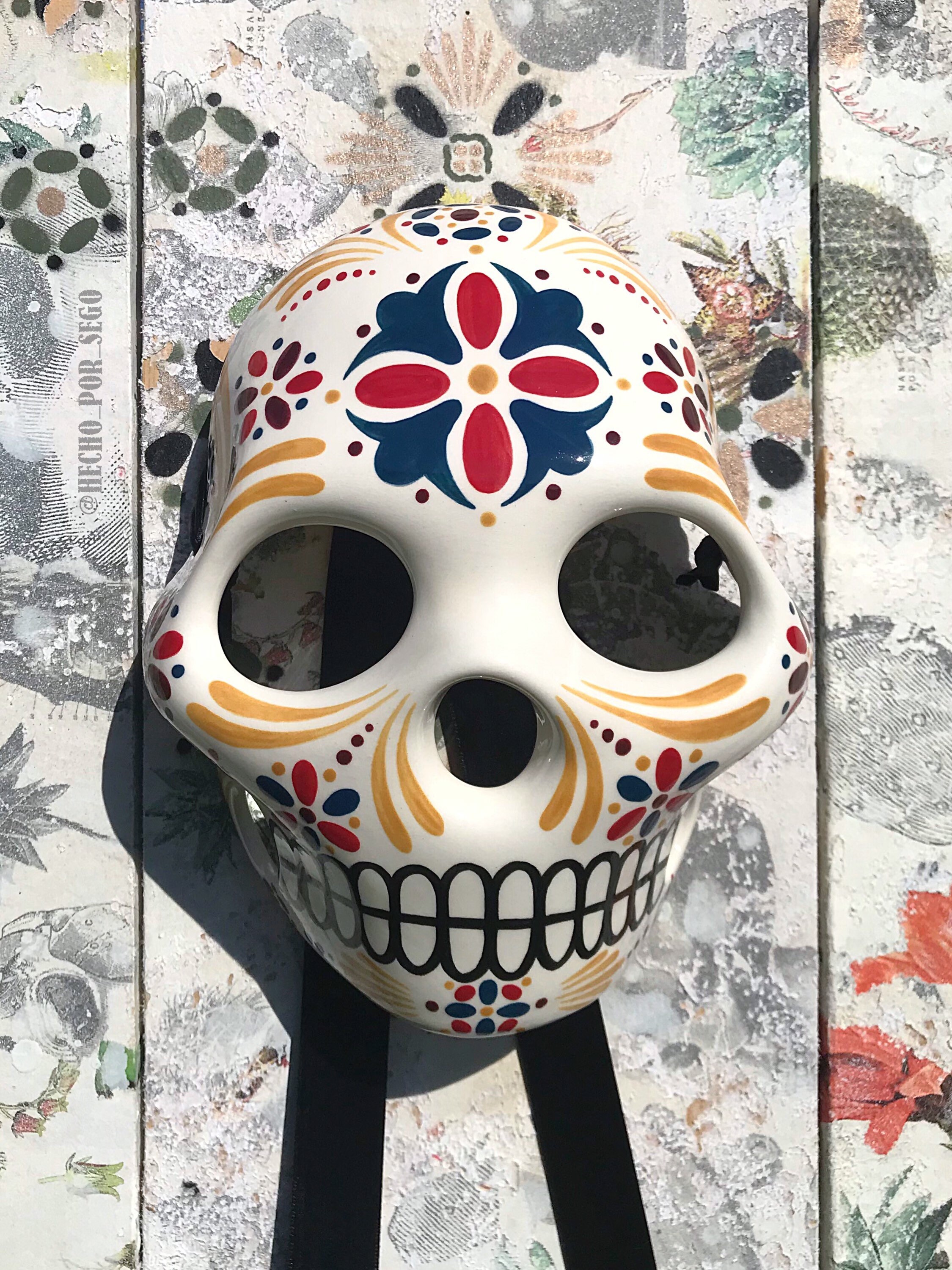 Ceramic Skull Mask - Etsy