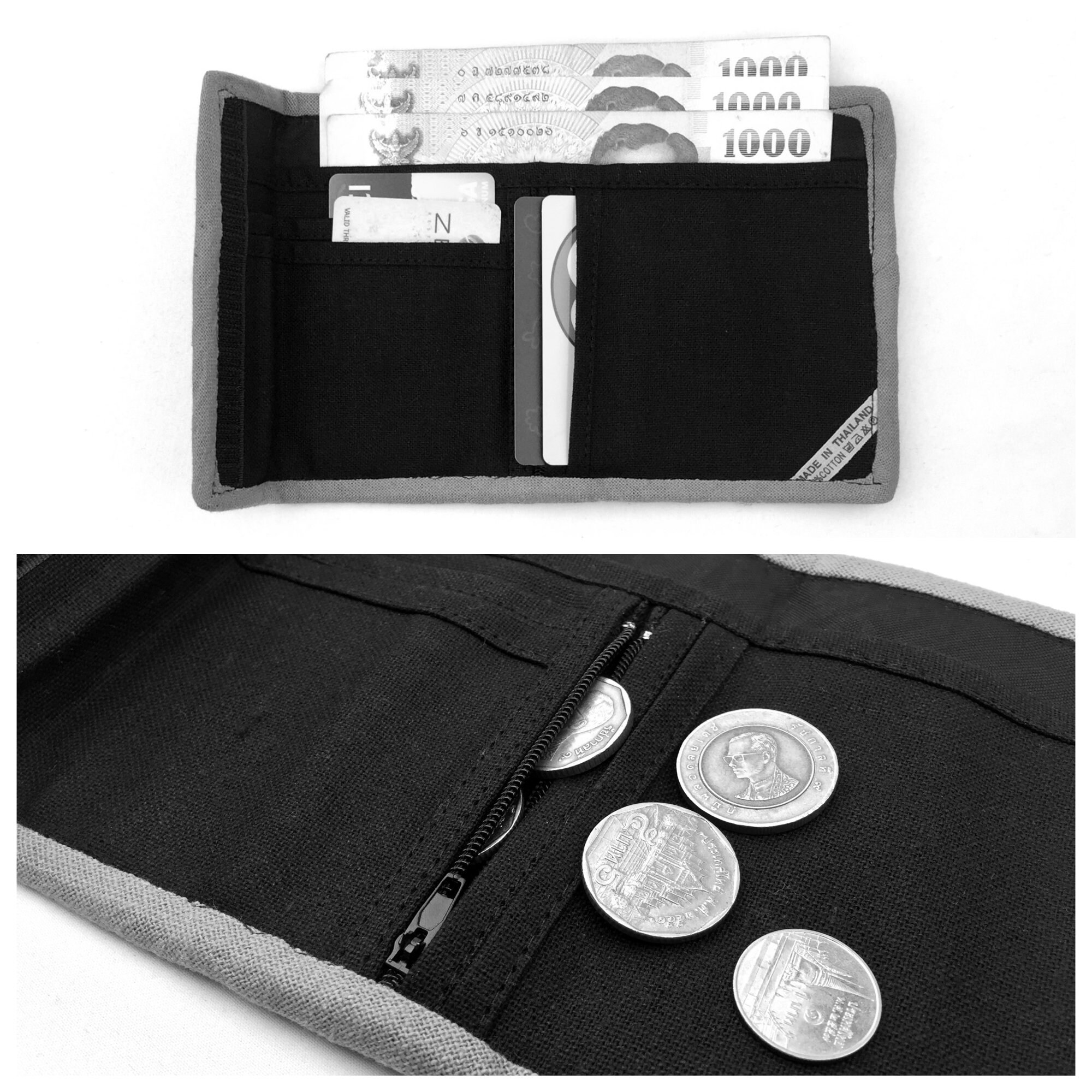 Cute Small Bifold Wallet Short Slim Wallet Hippie Wallets - Etsy