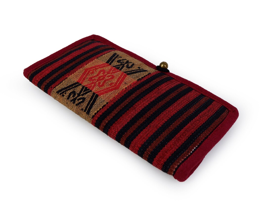 Handmade Vegan Wallet: Vintage Naga Textile Boho Clutch - Etsy