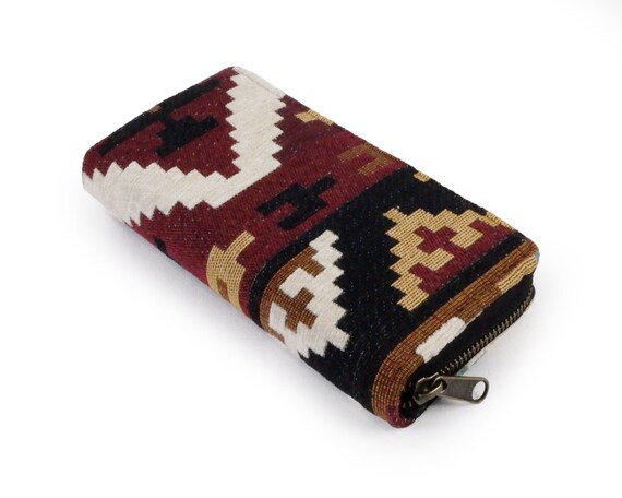 Ethnic Tribal Wallet Native Long Wallet Clutch Folk Womens - Etsy