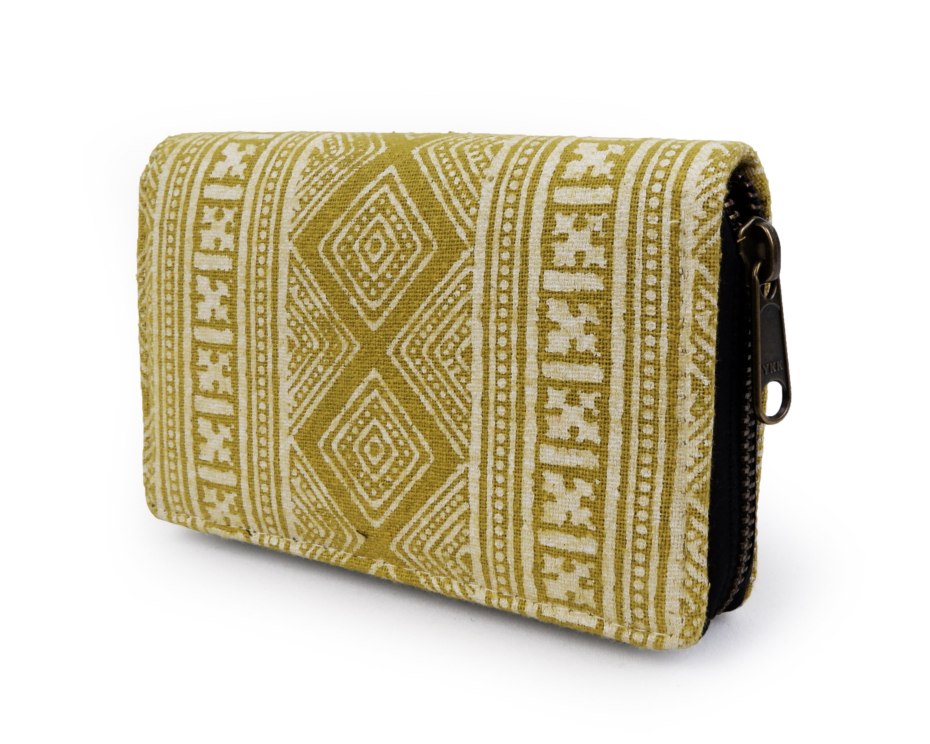 Yellow Aztec Wallet Small Size Cotton Womens Zippered Short - Etsy UK