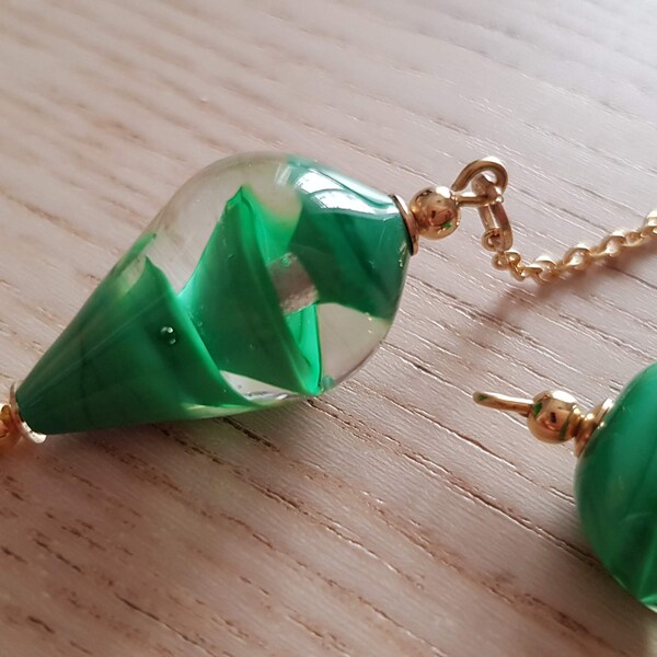 Glass Pendulum - Etsy