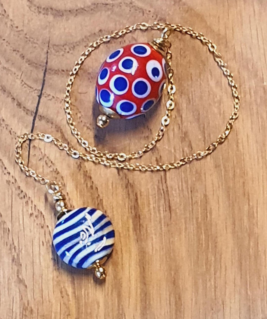 Insolite Pendulum Handmade-glass Pendulum Pendulums Dowsing Divination ...