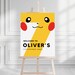 Pokémon Party Welcome Poster 18x24 Large Modern Design, Yellow, Boy or ...