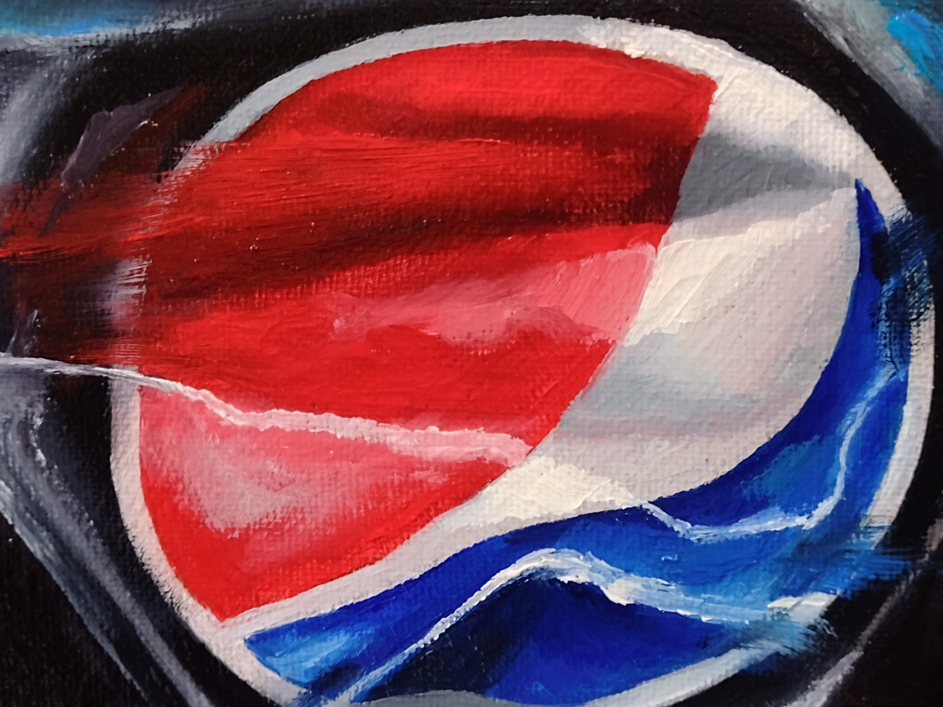 Pepsi Max Crush 1 Original Still Life Oil Painting, Framed Contemporary ...