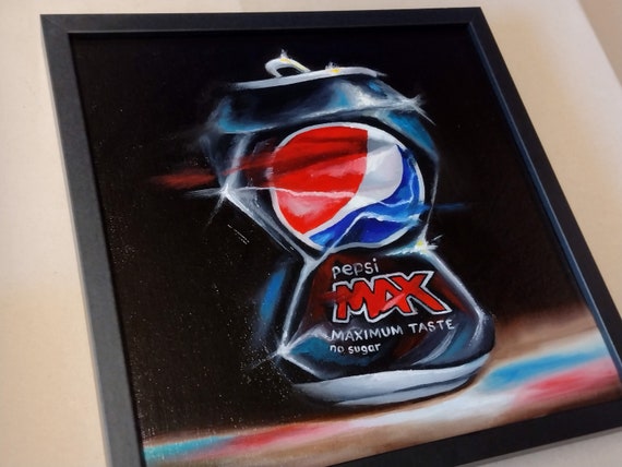 Crushed Pepsi Max Can