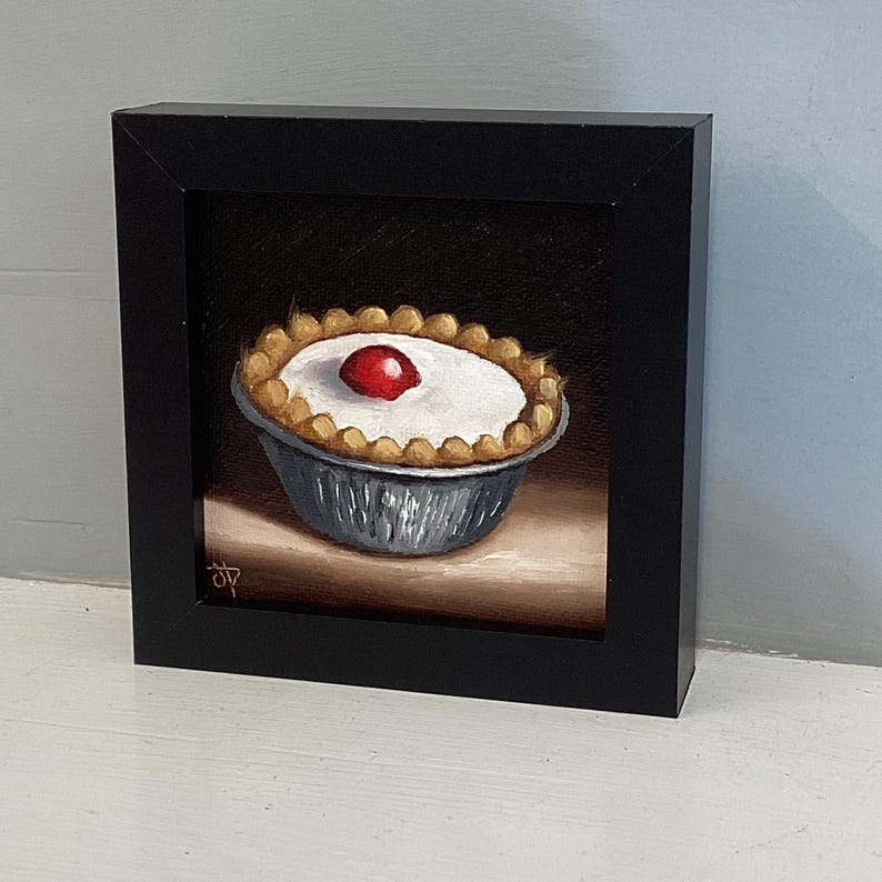 Little Bakewell Tart Original Still Life Oil Painting, by Jane Palmer ...