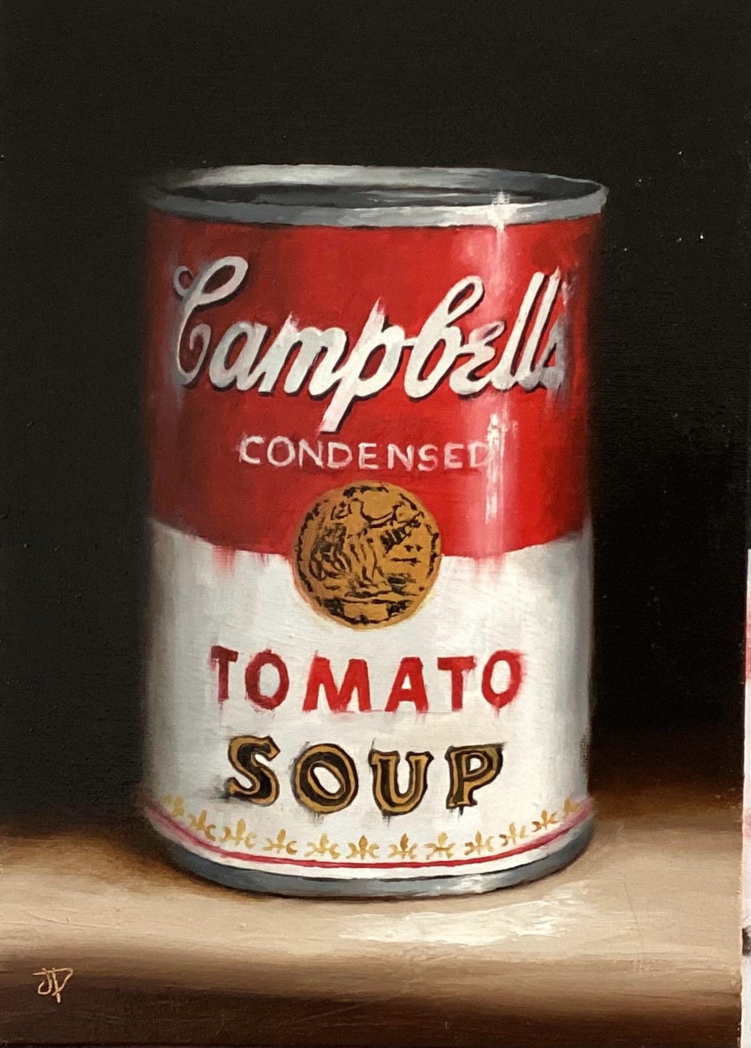 Original Still Life Oil Painting Soup Tin Can by Jane Palmer Art ...