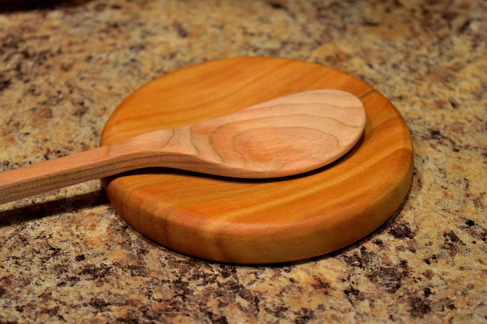 Handmade Spoon Rest Made From Mahogany 5 Diameter - Etsy