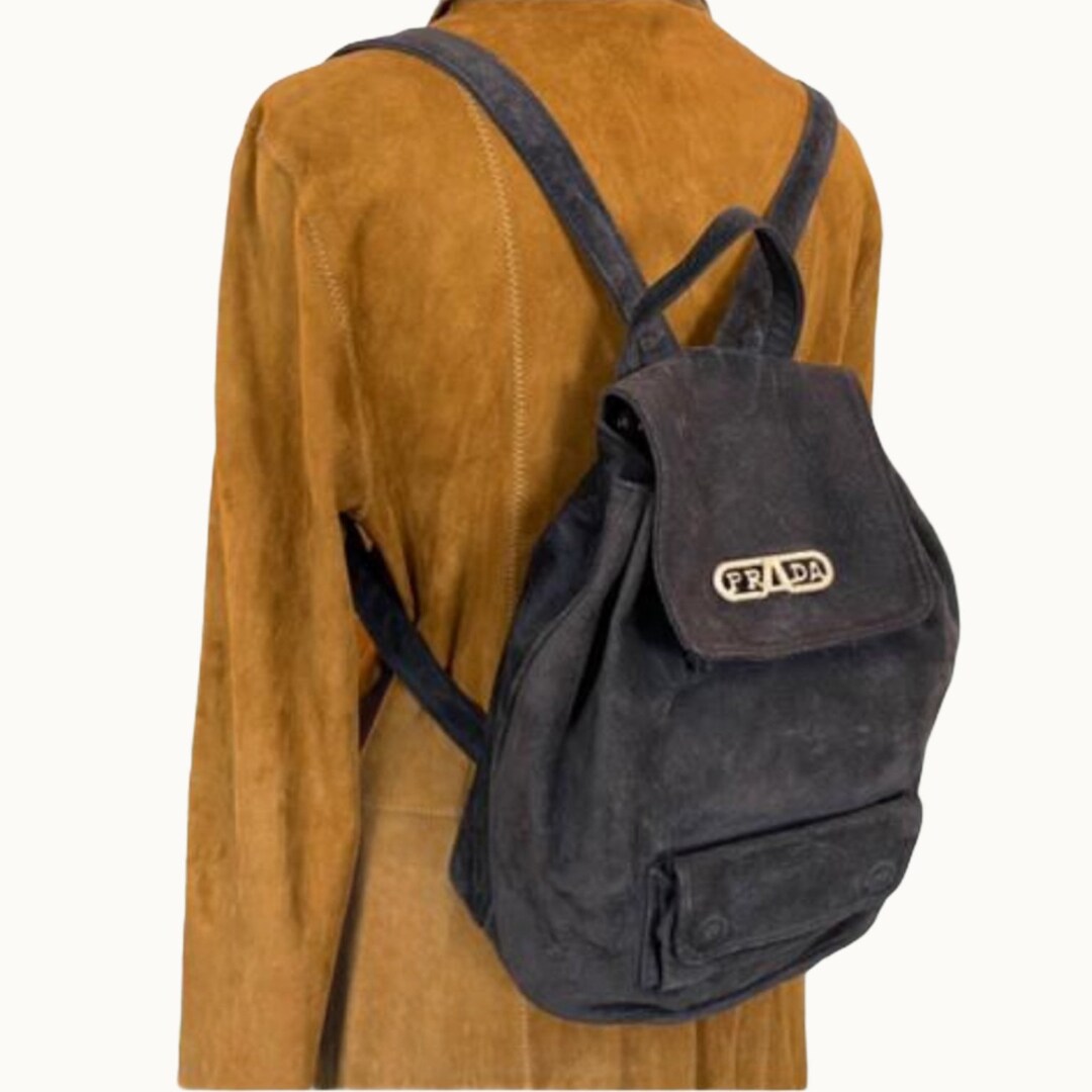 PRADA 80/90s Blue Peccary Backpack - Etsy