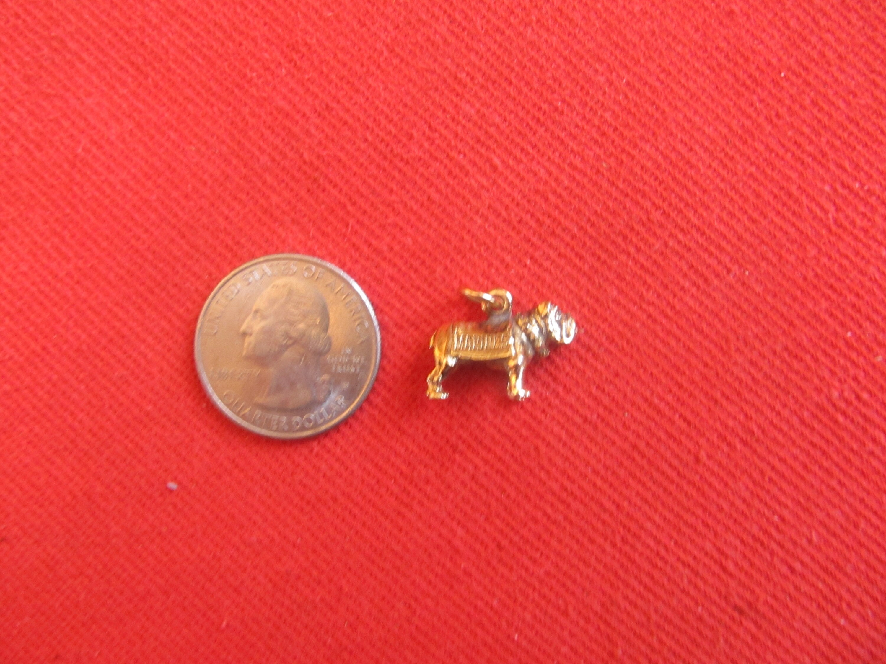 Marine devil Dog Bull Dog Mascot Pendantcharm Crest Craft Alloy Good ...