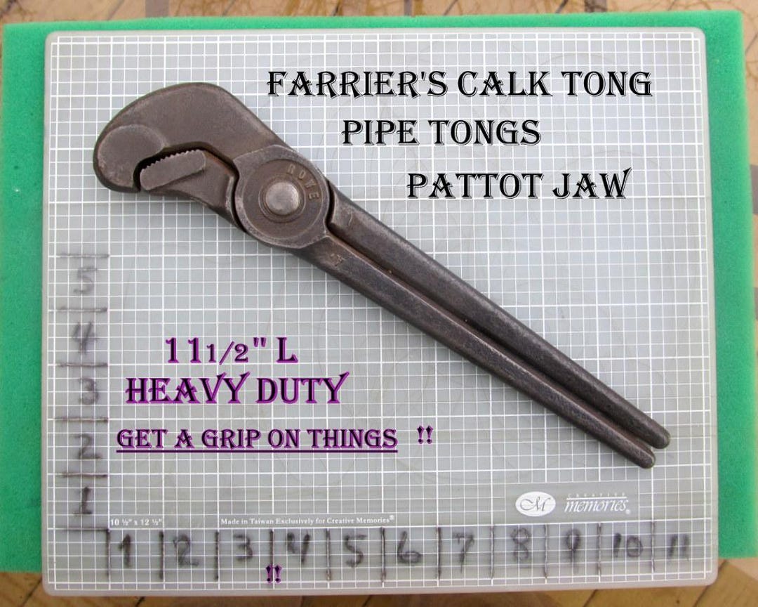 Heavy Duty Rowe Pipe/farrier's Calk Pliers Parrot Jaws 11 1/2''L Heavy ...