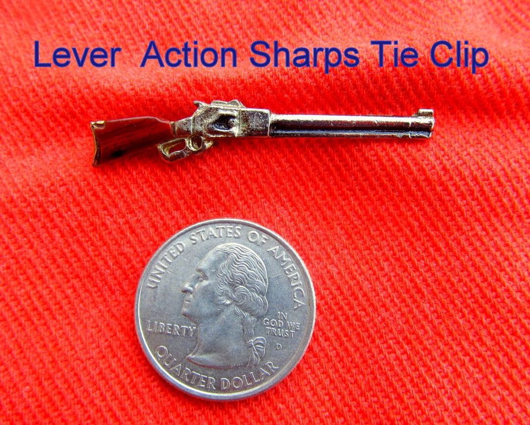 Tie Clip Lever Action Repeating Sharps Rifle Vintage NRA - Etsy UK