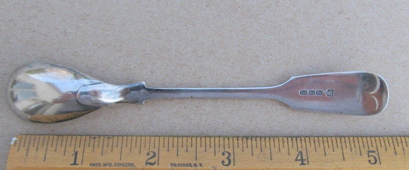 Coffee/relish Spoon W/ 4 Hallmarks Hallmarked: HA EA FA Shield - Etsy ...