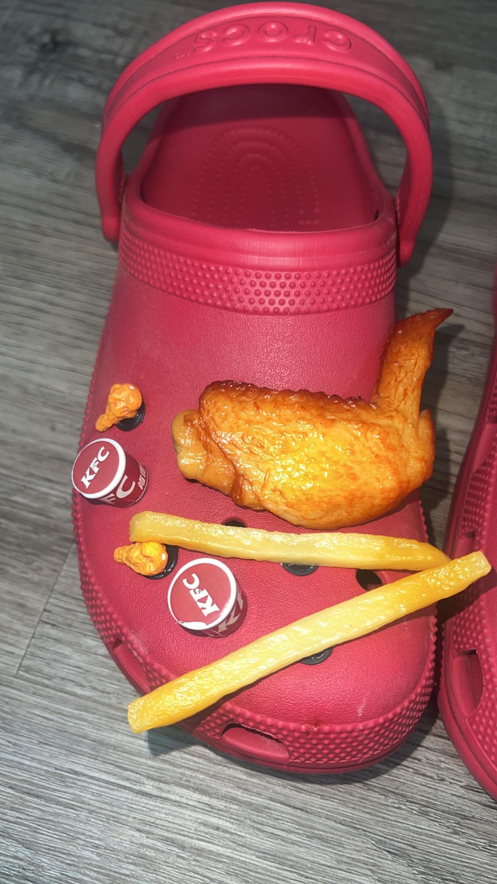 Chicken Wing Shoe Charm - Etsy