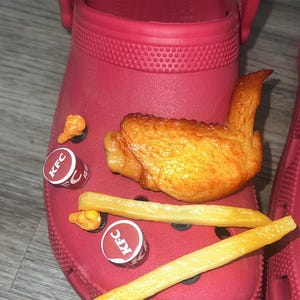 Chicken Wing Shoe Charm - Etsy