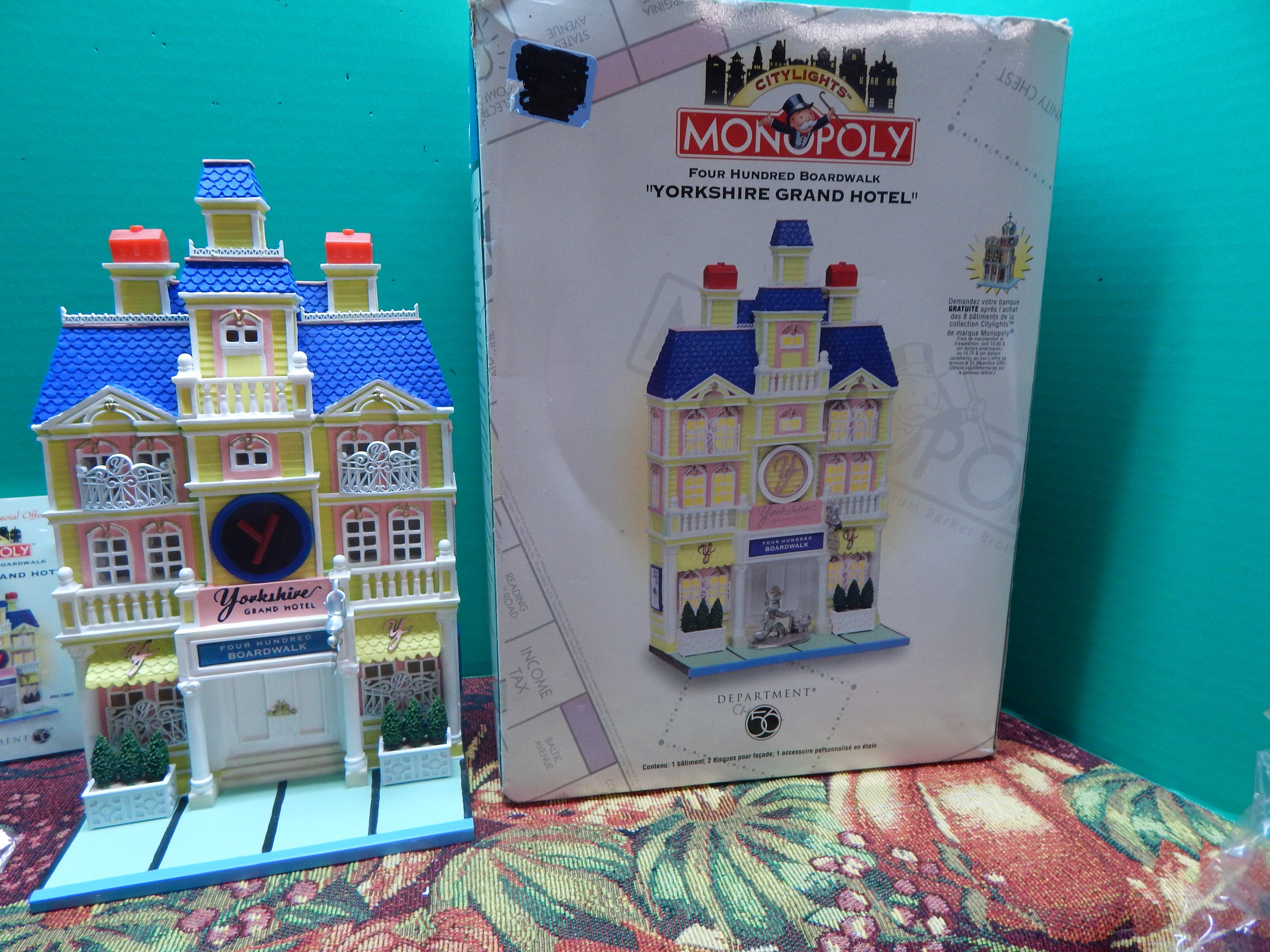 Monopoly City Lights 400 Boardwalk "yorkshire Grand Hotel" Department ...