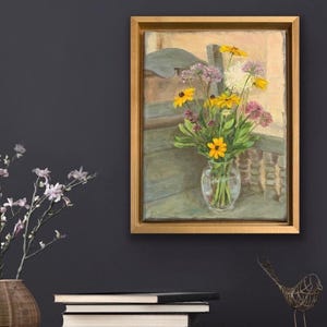 Beatrix Farrand’s Bouquet, Garland Farm, Bar Harbor, 12”x9” Original ...