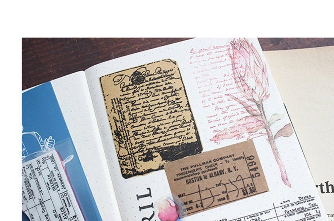 7 Pcs Cling Rubber Stamp Set Letter Writing Cling Stamp Art | Etsy