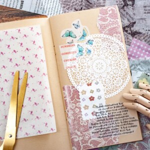 16 Sheets Assorted Pattern Thin Paper Pack A Junk Journaling | Etsy