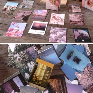 50 Pcs Deco Washi Sticker Mini Booklet Aesthetic Color - Etsy