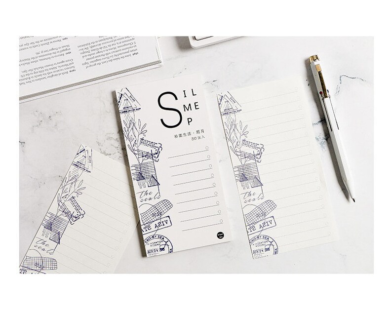 Vintage Style Memo Pads Weekly to Do List Note Pads | Etsy