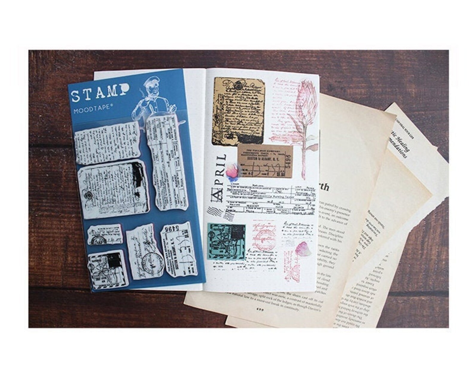 7 Pcs Cling Rubber Stamp Set Letter Writing Cling Stamp Art | Etsy