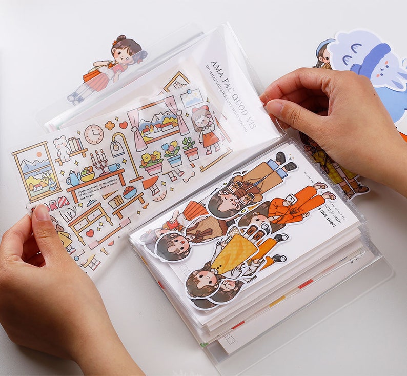 Sticker Storage Photo Album Sticker Collection Album - Etsy