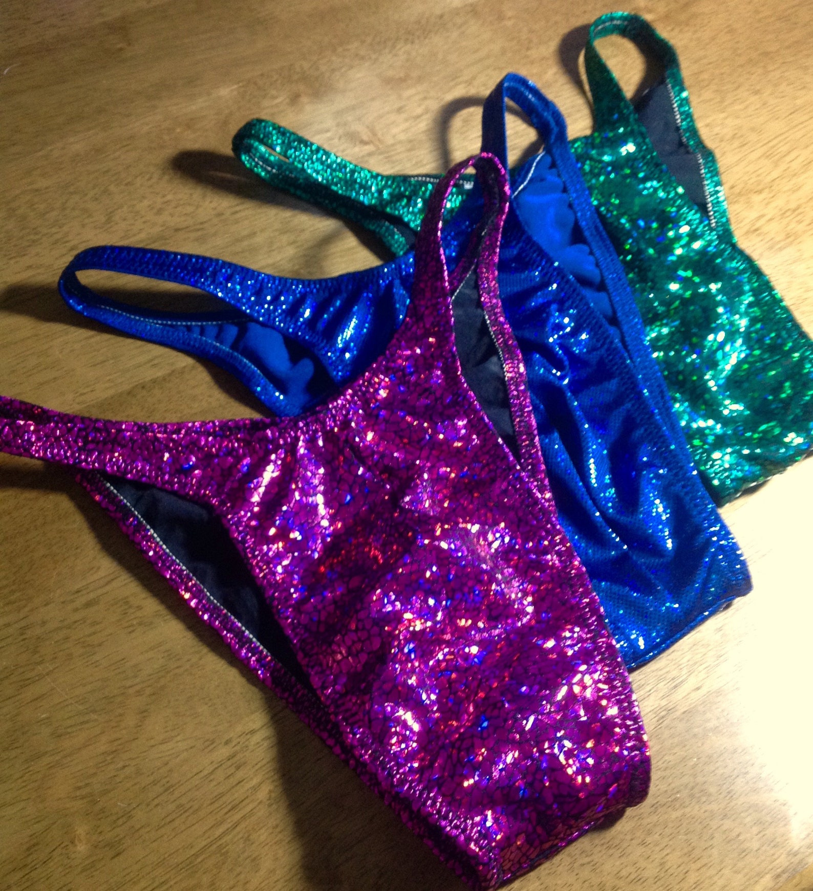 Mens *PRO CUT* Bodybuilding Posing Suit Trunks in Hologram Fabric - Etsy
