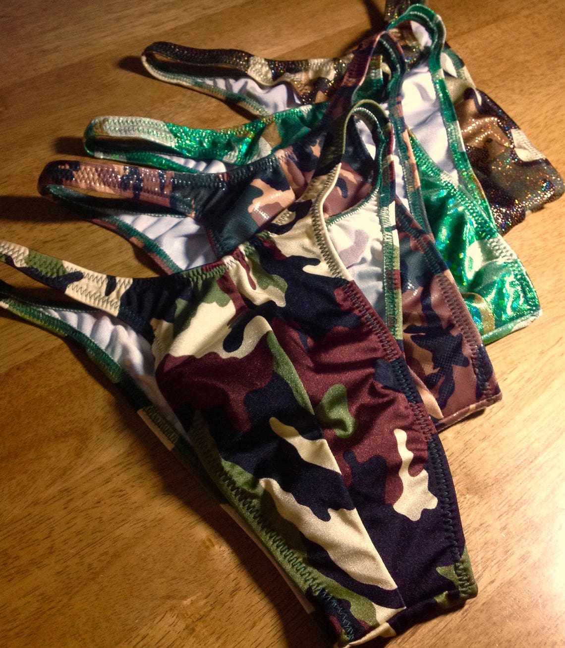 Men's *PRO CUT* Bodybuilding Posing Suit Trunks in Camoflauge Print ...