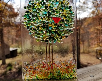 Fused Glass Tree | Etsy